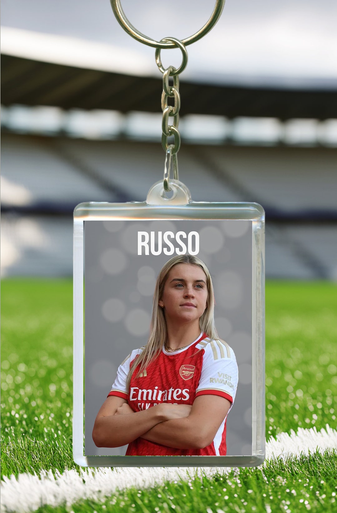 Alessia Russo Arsenal Keyring - Women’s Football Fan Gift - Arsenal Fan ...