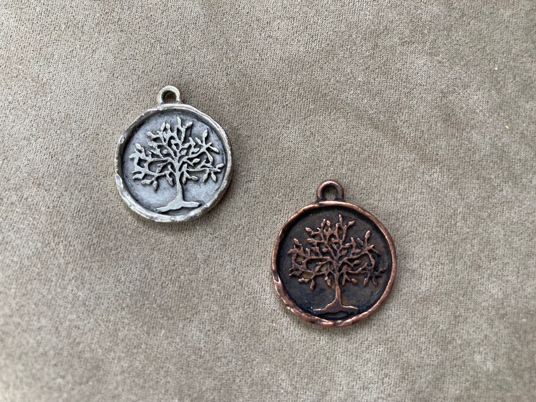 Tree of Life Charm Pendant, 2 Finishes, Nunn Design, Sold by the Piece ...