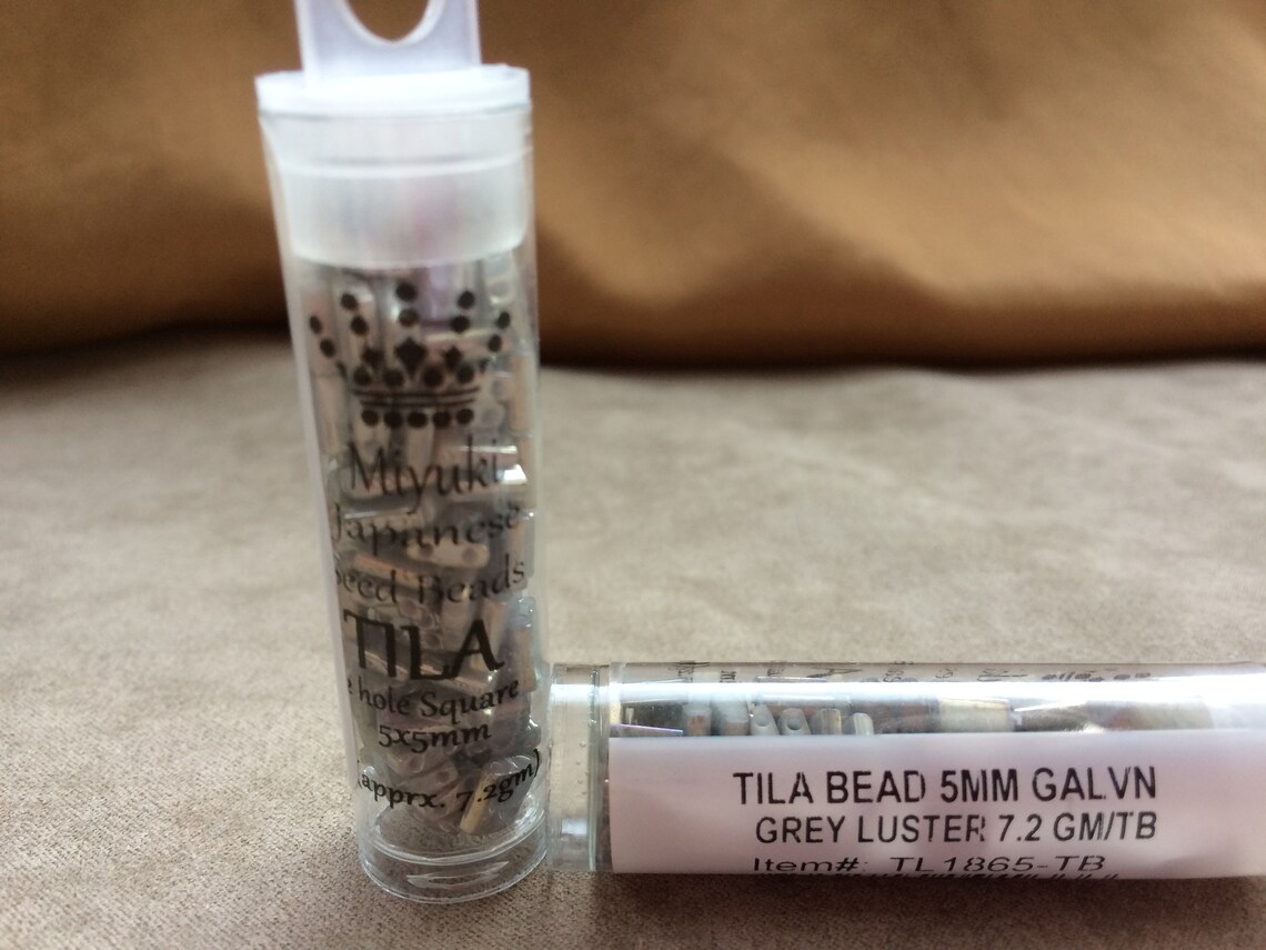Tila Galvanized Gray Luster TL1865 Miyuki - Etsy