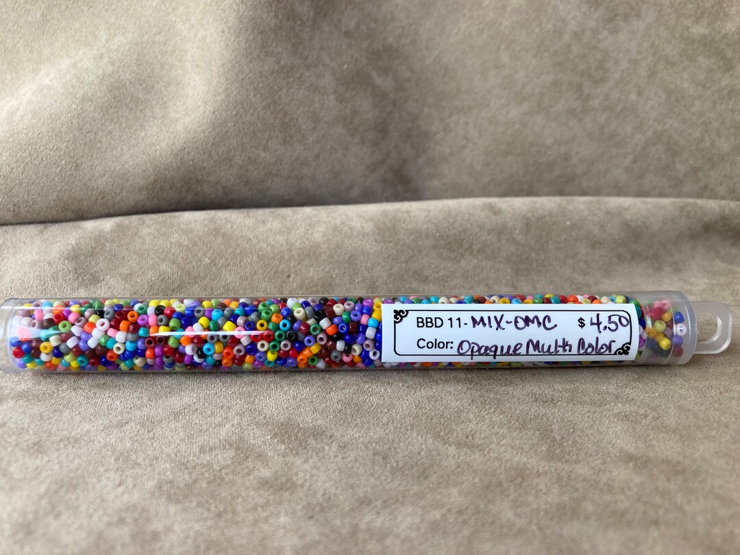 11-MIX-OMC, Opaque Multi Color Mix, 11/0 Japanese Seed Bead Mix - Etsy