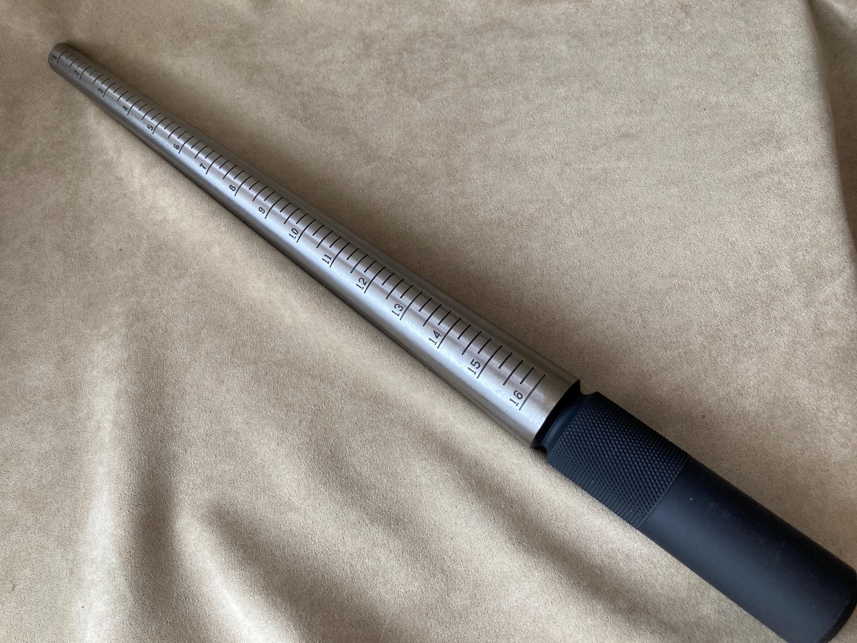 Hardened Steel Round Ring Mandrel, Grooved Sizes 1-16, 13.5