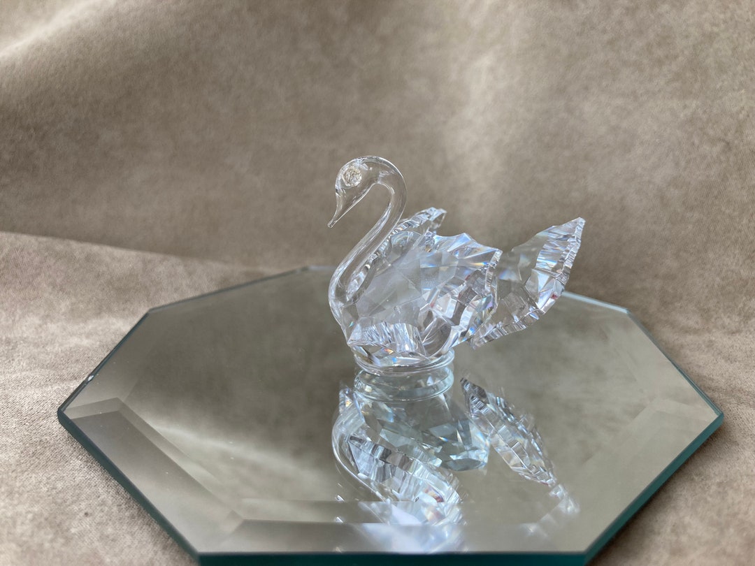 Crystal Swan Figurine by Preciosa, 1.375" Tall, Great Holiday Gift! - Etsy