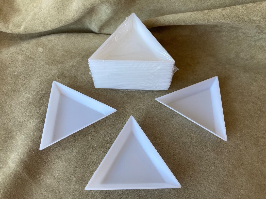 Plastic Sorting Tray Triangular, 20 Pieces, Great Gift - Etsy