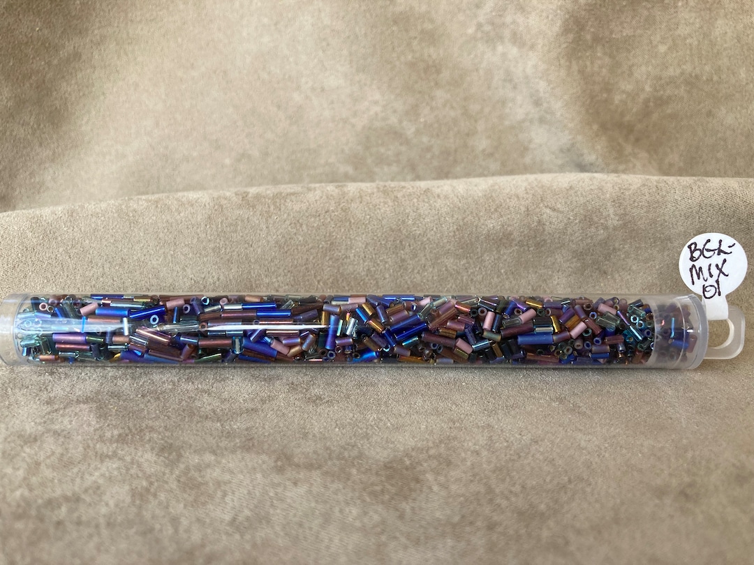 Bugle Bead Mix, Bgl-mix-01, Arabian Night by Miyuki, 3mm & 6mm MIX! - Etsy