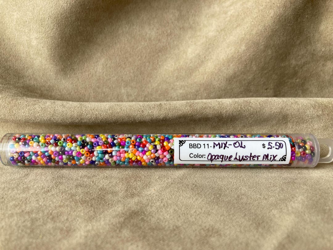 11-MIX-OL, Opaque Luster Multi Color Mix, 11/0 Japanese Seed Bead Mix ...