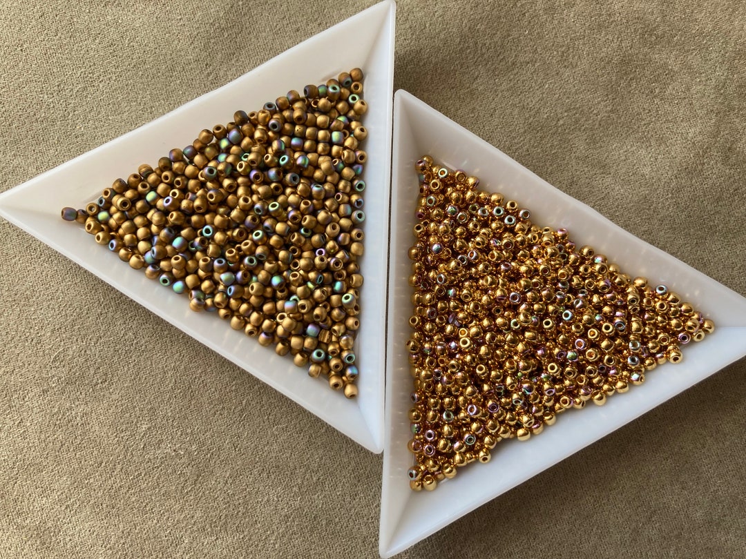 Czech True 2 Round Druk, 24K Gold Plate AB or 24K Matte Gold Plate AB ...