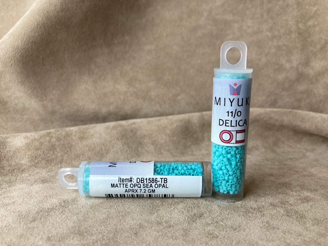 Delica 11/0, DB1586, Matte Opaque Sea Opal by Miyuki - Etsy
