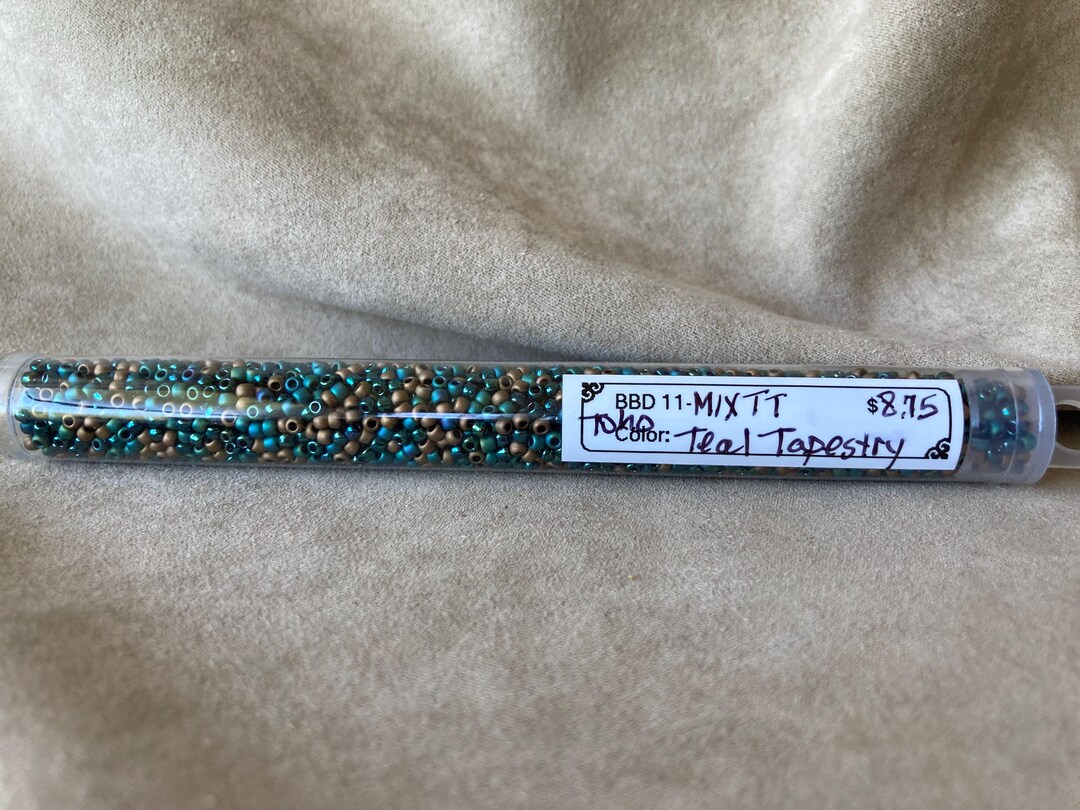 11-MIXTT, Teal Tapestry Mix, 11/0 Seed Bead by Toho - Etsy New Zealand