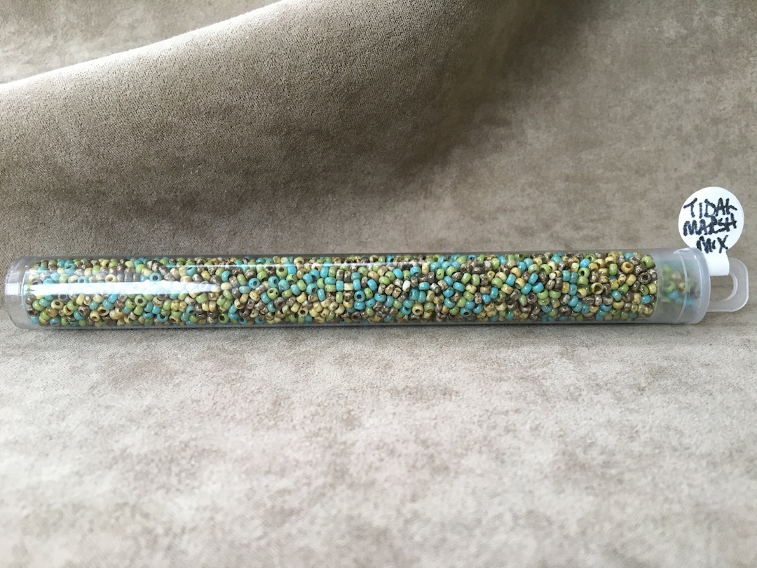 11- MIXTM, Tidal Marsh Picasso Mix, 11/0 Seed Bead Mix by Miyuki - Etsy