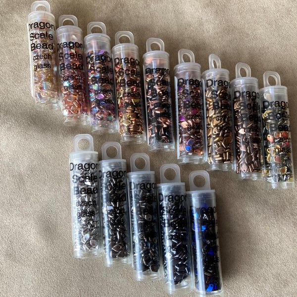 Dragon Scale Beads - Etsy
