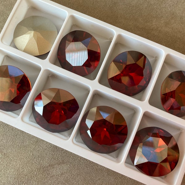 Red Orange Crystal - Etsy