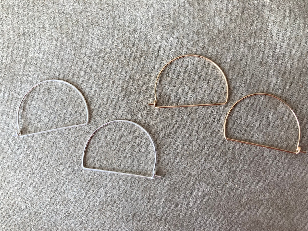 Arch Beading Hoop for Fringe Earrings, Sterling Silver or Gold Filled ...