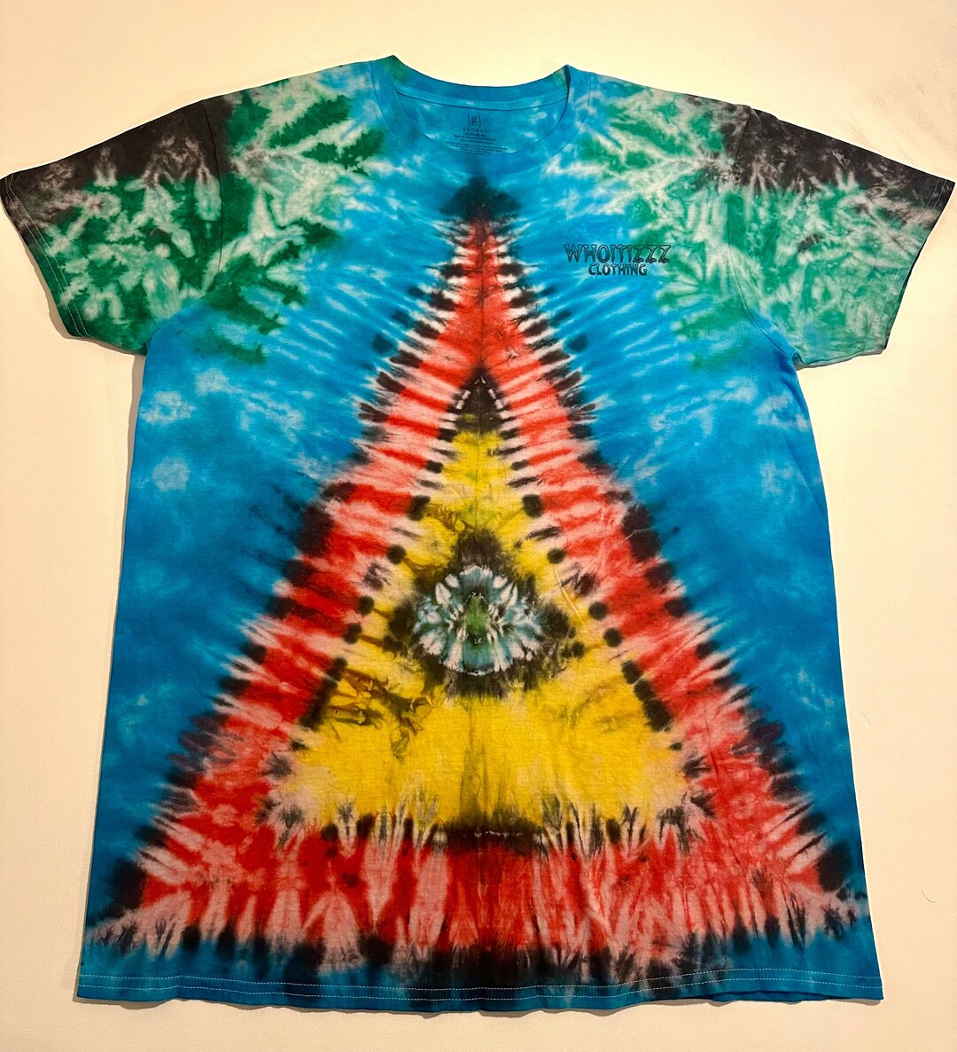 Pyramid All Seeing Eye Tie Dye T Shirt - Etsy