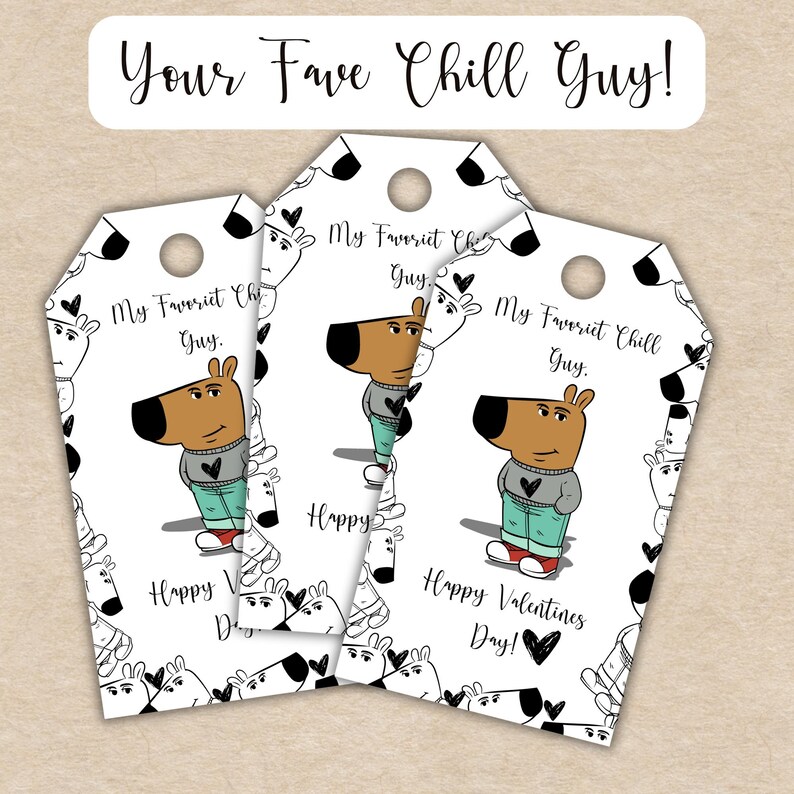 Valentines Day Gift Tags, Printable Gift Tag, Valentines Day Printable ...