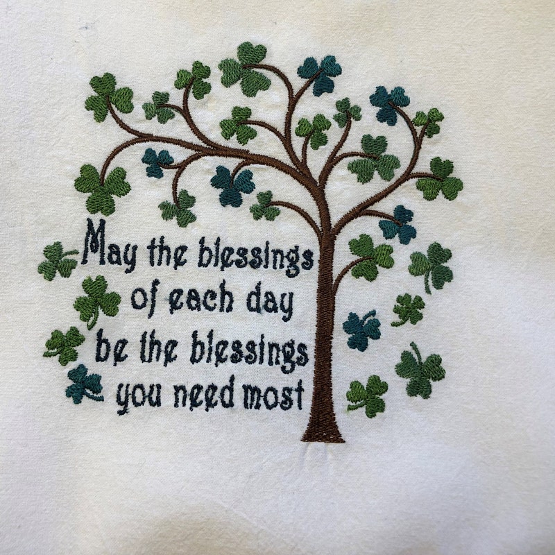 Embroidered Shamrock - Etsy