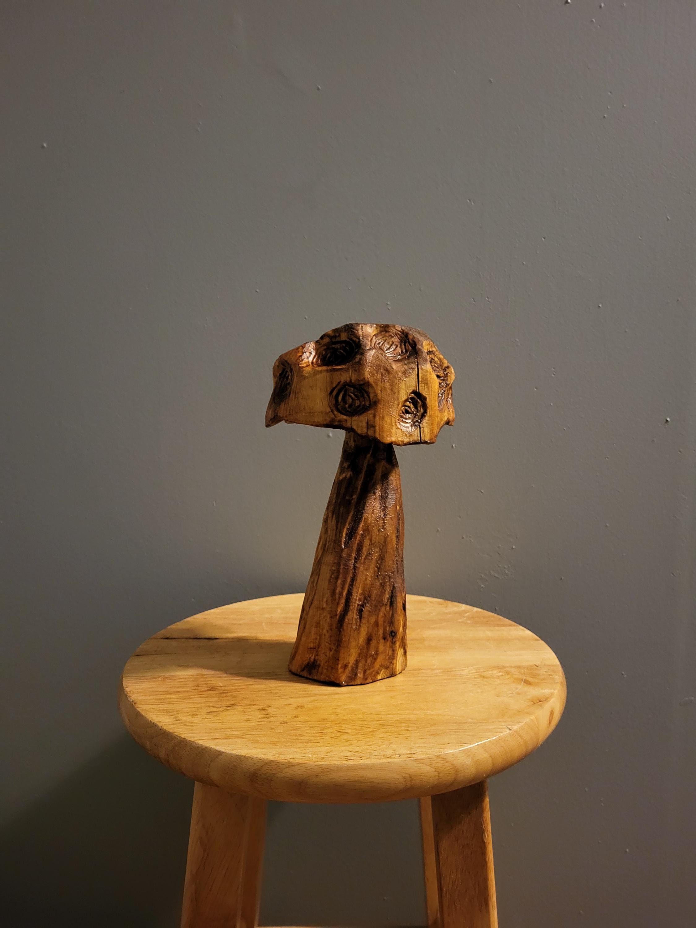Ghoul Mushroom| Chainsaw Carved | Wood Carving - Etsy