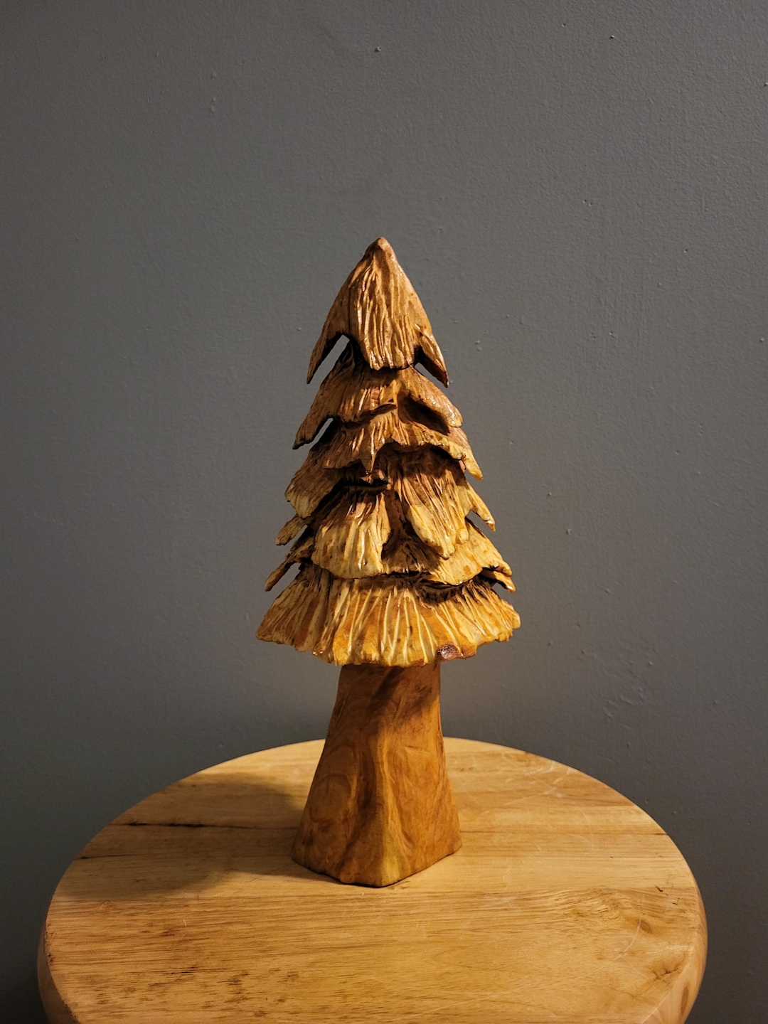 Rustic Pine Tree Chainsaw Carved Wood Carving - Etsy