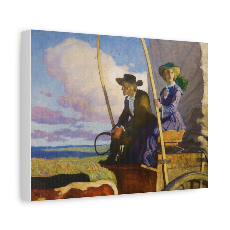 N.C. Wyeth, great Green Sea Matte Canvas, Stretched, 1.25 - Etsy