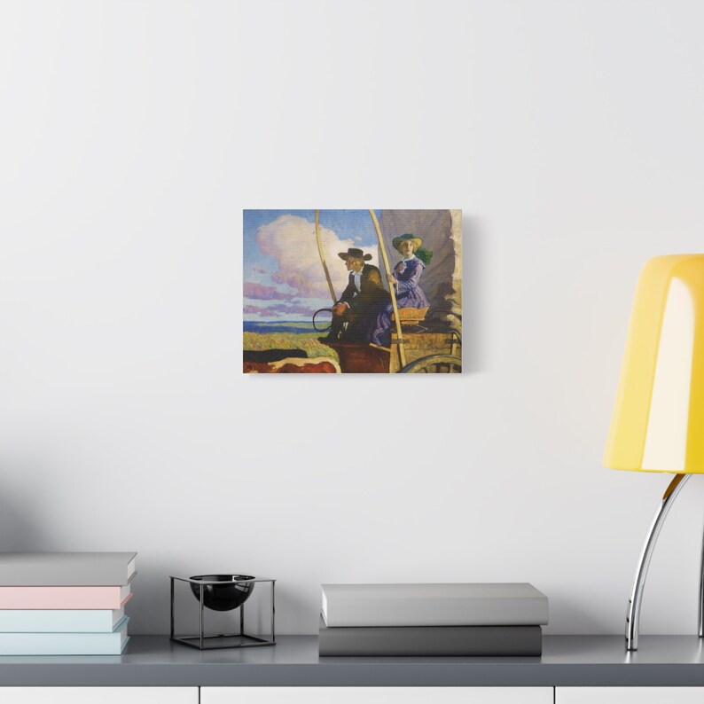 N.C. Wyeth, great Green Sea Matte Canvas, Stretched, 1.25 - Etsy