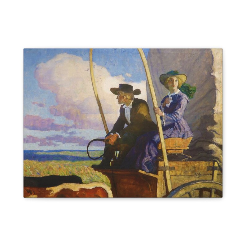 N.C. Wyeth, great Green Sea Matte Canvas, Stretched, 1.25 - Etsy