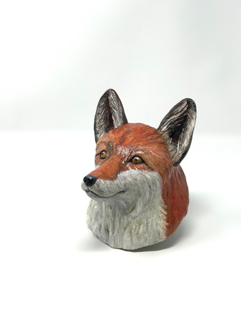 Red Fox Life Size Sculpture - Etsy