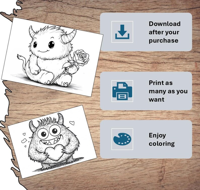 Monsters Coloring Pages, Valentines Day Coloring, Printable Coloring ...