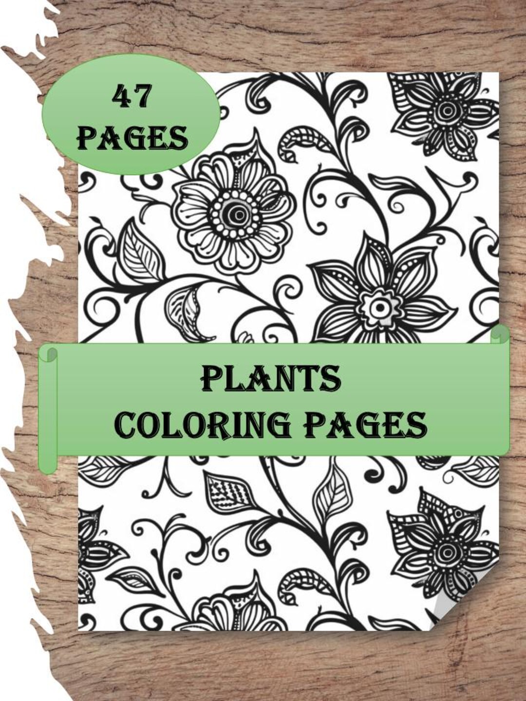 Flowers Coloring Pages, Floral Coloring Book, Plants Coloring Sheets ...