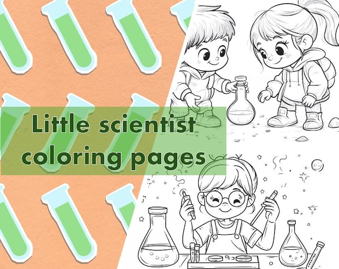 Science Series: Chemistry Coloring Book for Kids - Etsy Canada