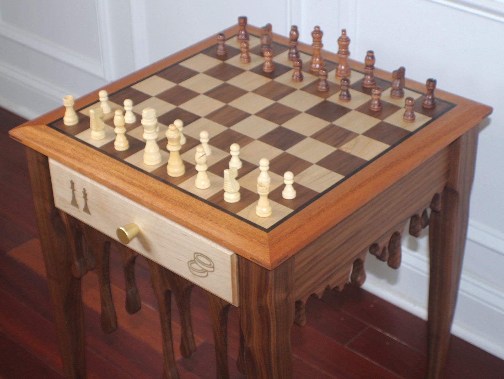 Melting Chess Table - Etsy