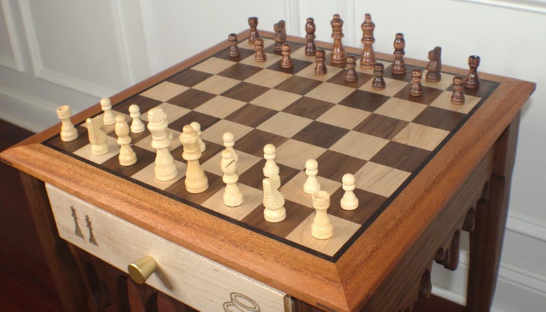 Melting Chess Table - Etsy