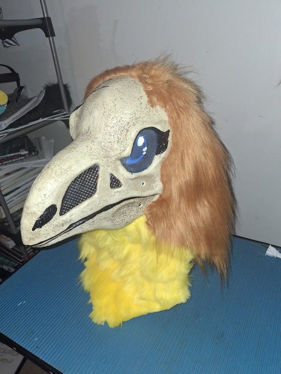 BUTTERSCOTCH CROW FURSUIT Head Only - Etsy