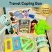 Sensory Coping Child Box Travel Personalize Boy Birthday Gift Busy ...
