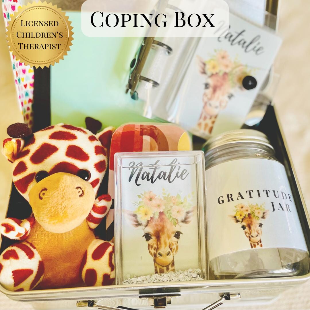 Gratitude Jar Gift Box Worries Sensory Fidget Kit Anxiety Tool Kid ...