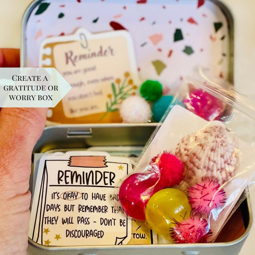 Travel Coping Box for Kids Sensory Fidgets Anxiety Coping Box ADHD ...