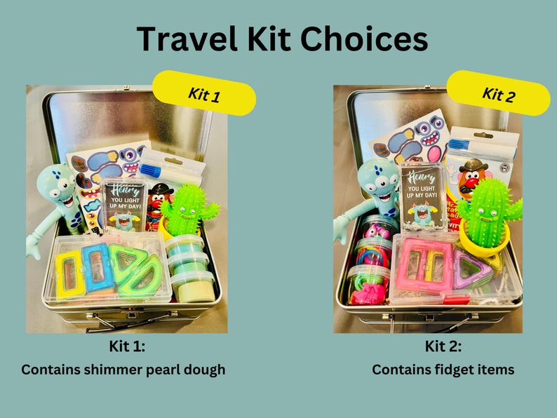 Sensory Coping Child Box Travel Personalize Boy Birthday Gift Busy ...