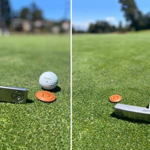 Personalized Letter Leather Golf Ball Markers, Leather Golf Ball ...