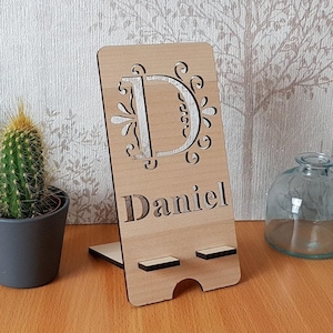 Customized Mobile Phone Holder, Wooden Mobile Phone Holder, Carved ...