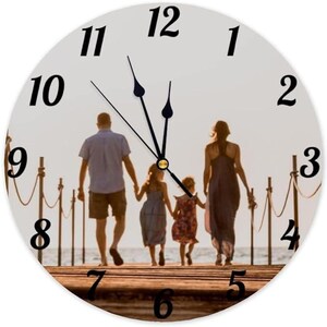 Customized Photo Clocks, Wooden Clocks, Memorial Clocks, Family Clocks ...