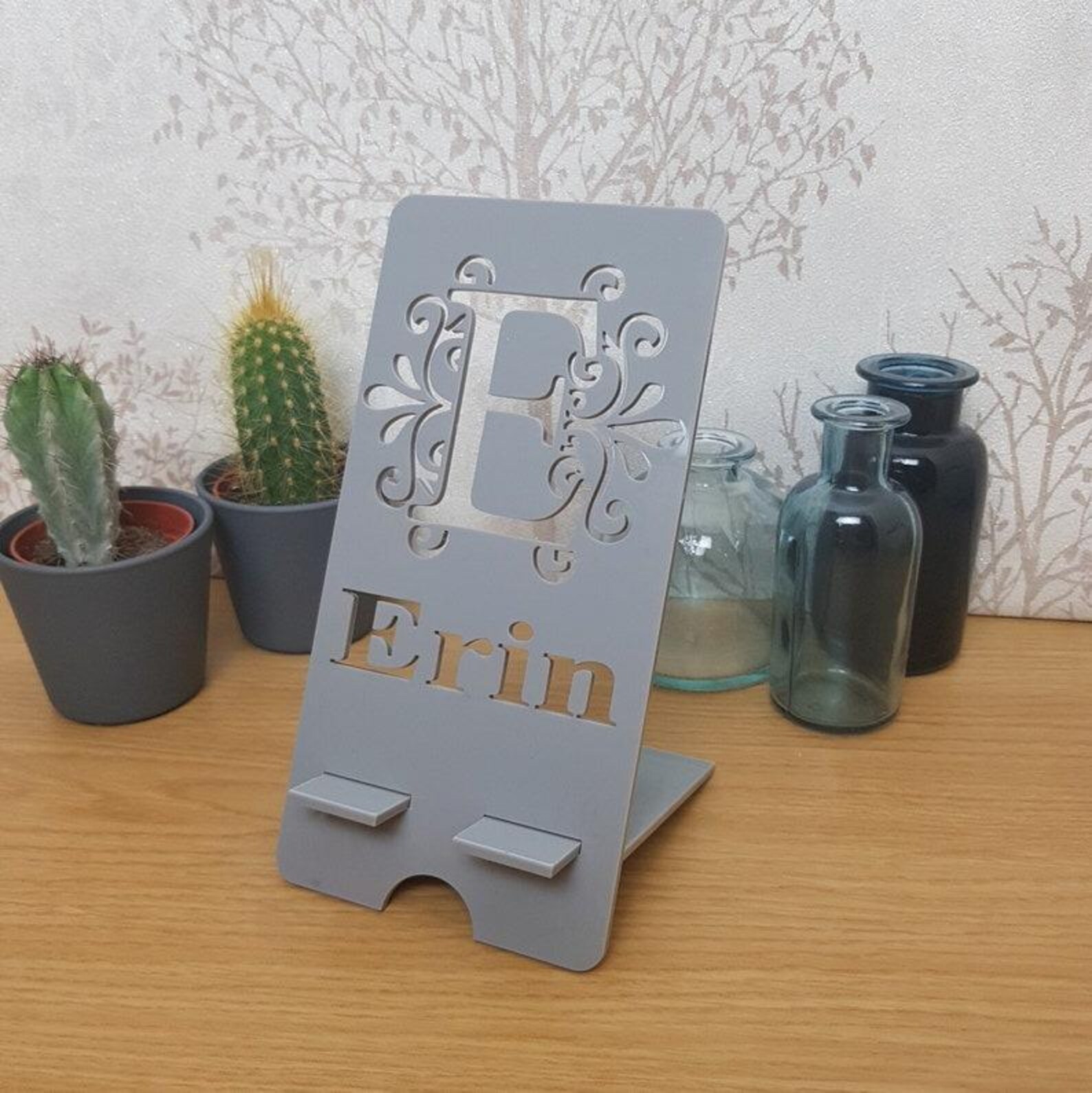 Customized Mobile Phone Holder, Wooden Mobile Phone Holder, Carved ...