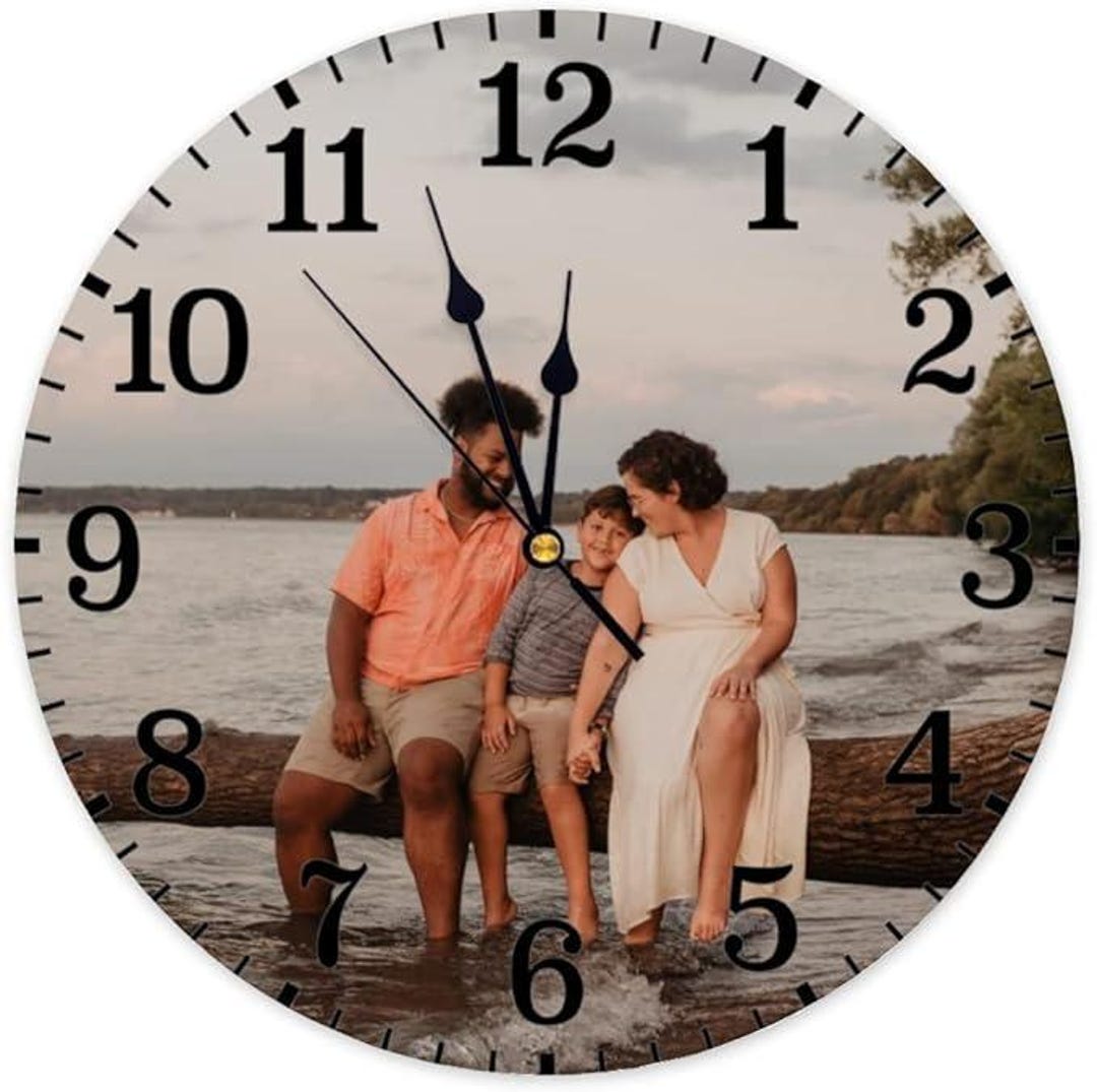 Customized Photo Clocks, Wooden Clocks, Memorial Clocks, Family Clocks ...