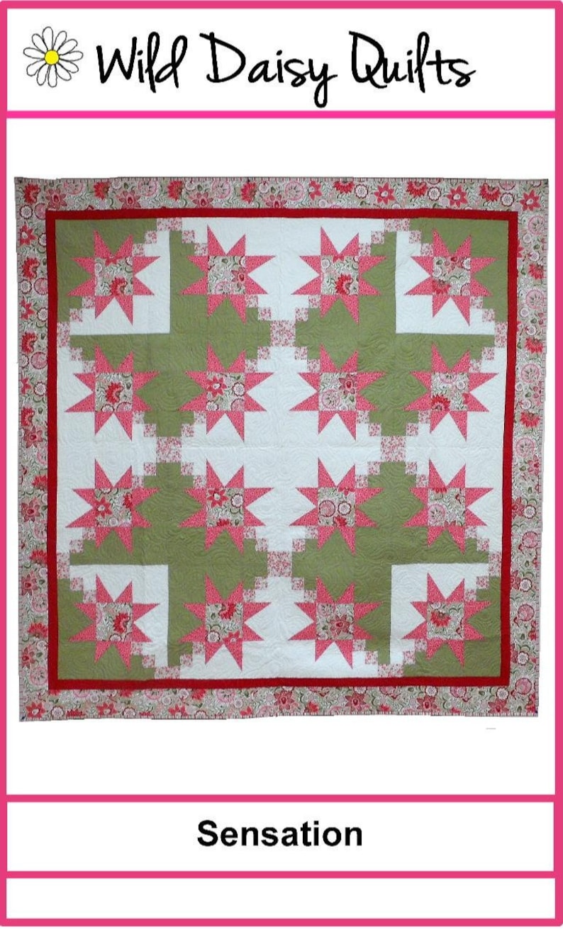 Sensation Quilt Pattern PDF, Multi Sized, Instant Download - Etsy