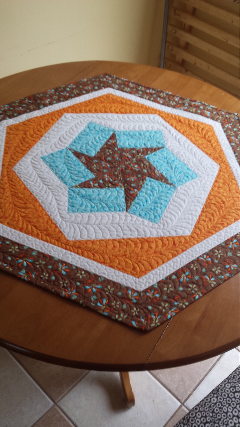 Hexagon or Diamond Table Topper Pattern PDF, Multi Sized, Instant ...