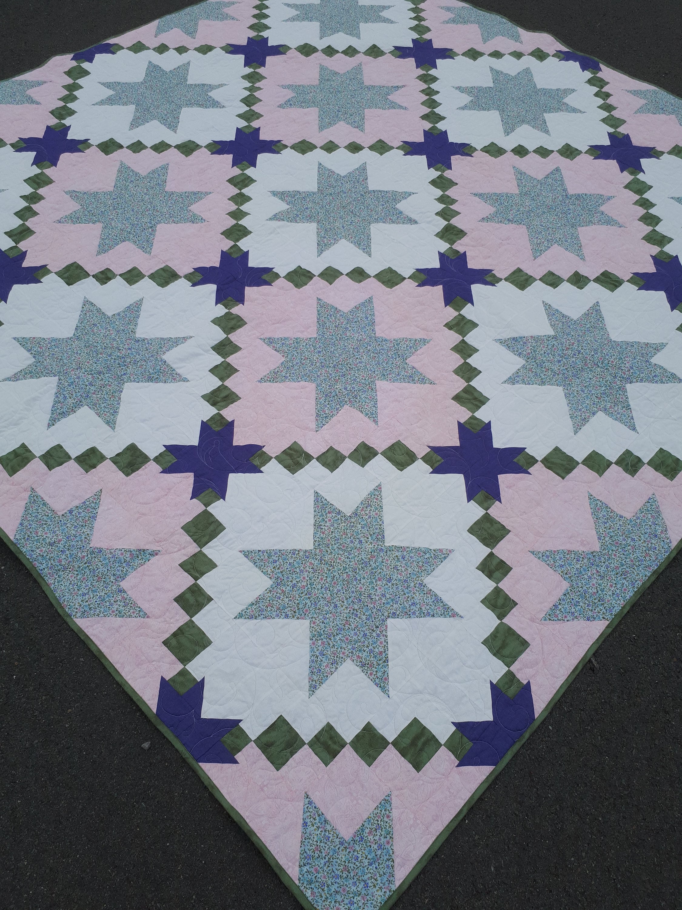 Stardust Quilt PDF Queen Quilt Instant Download - Etsy