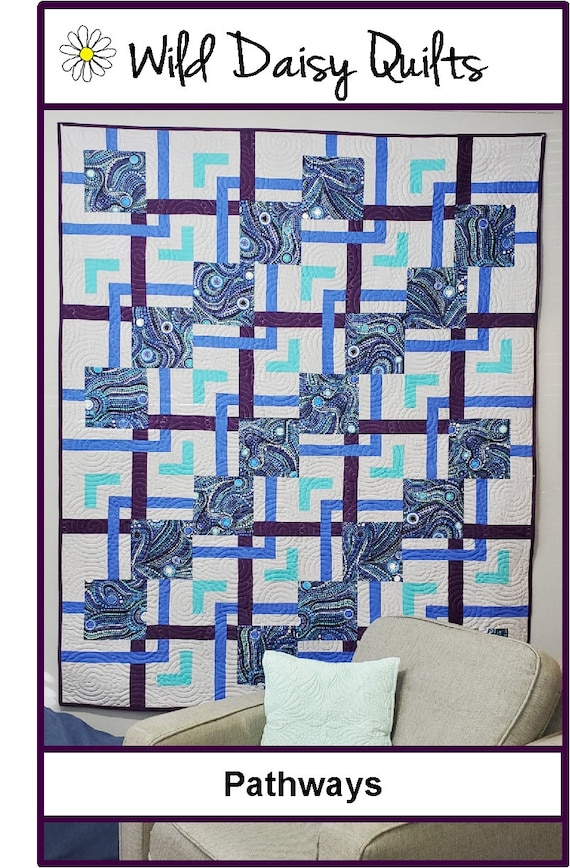 Pathways Quilt Pattern PDF Multi Sized Instant Download | Etsy