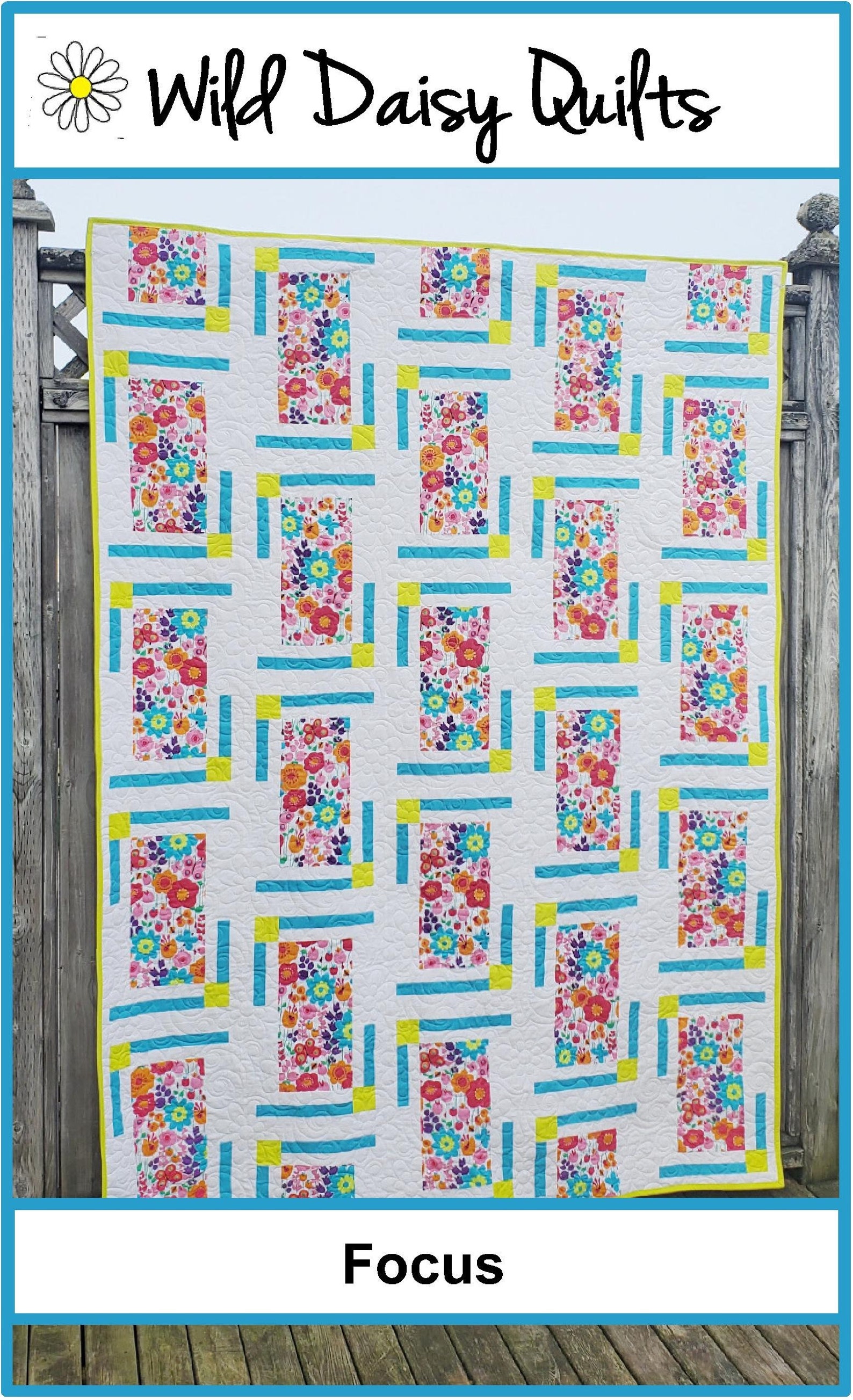 Focus Quilt Pattern PDF 5 Sizes Instant Download - Etsy