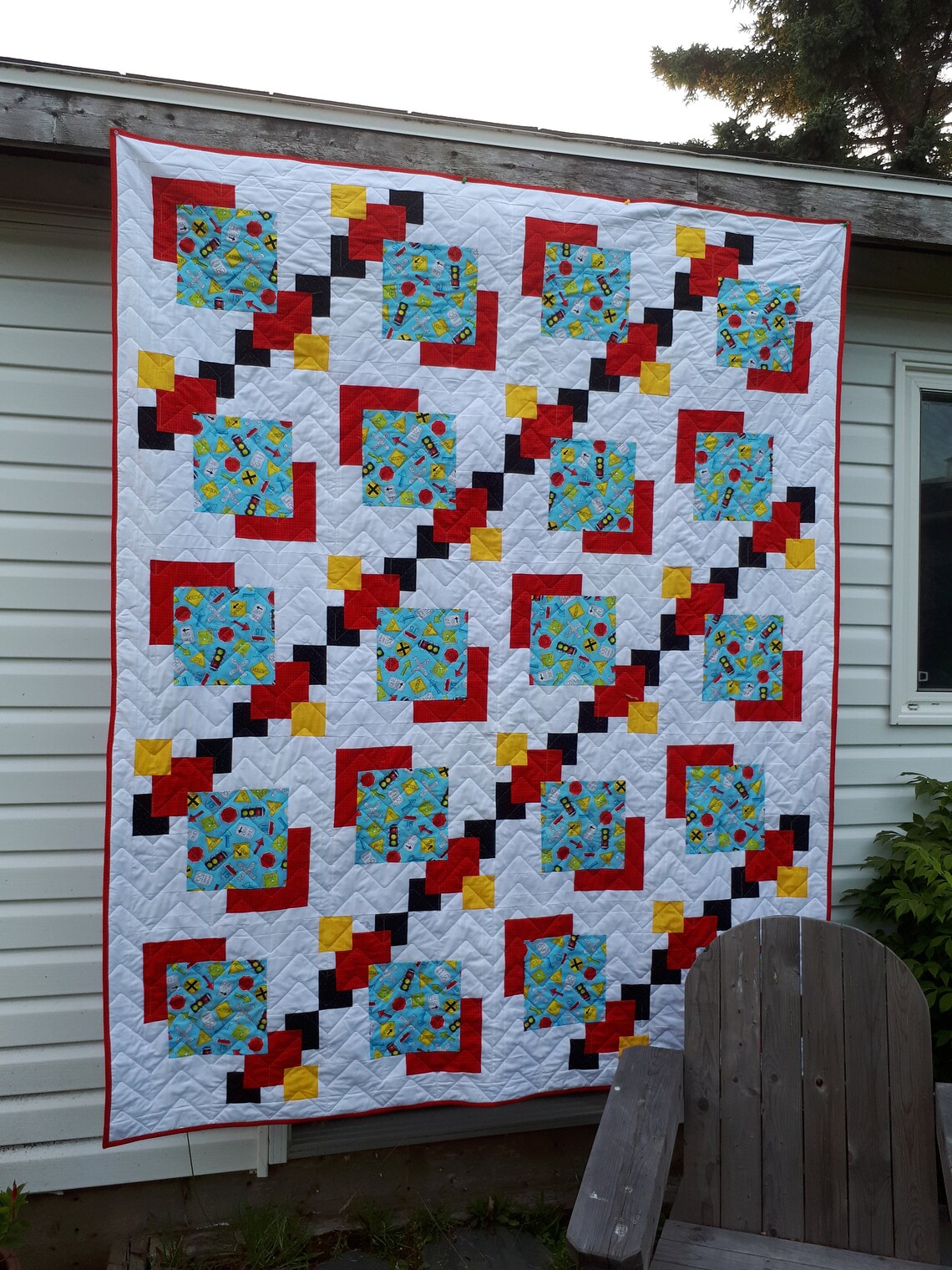 Square Dance PDF Quilt Pattern, 3 Sizes Included, Easy, Modern, Fun ...