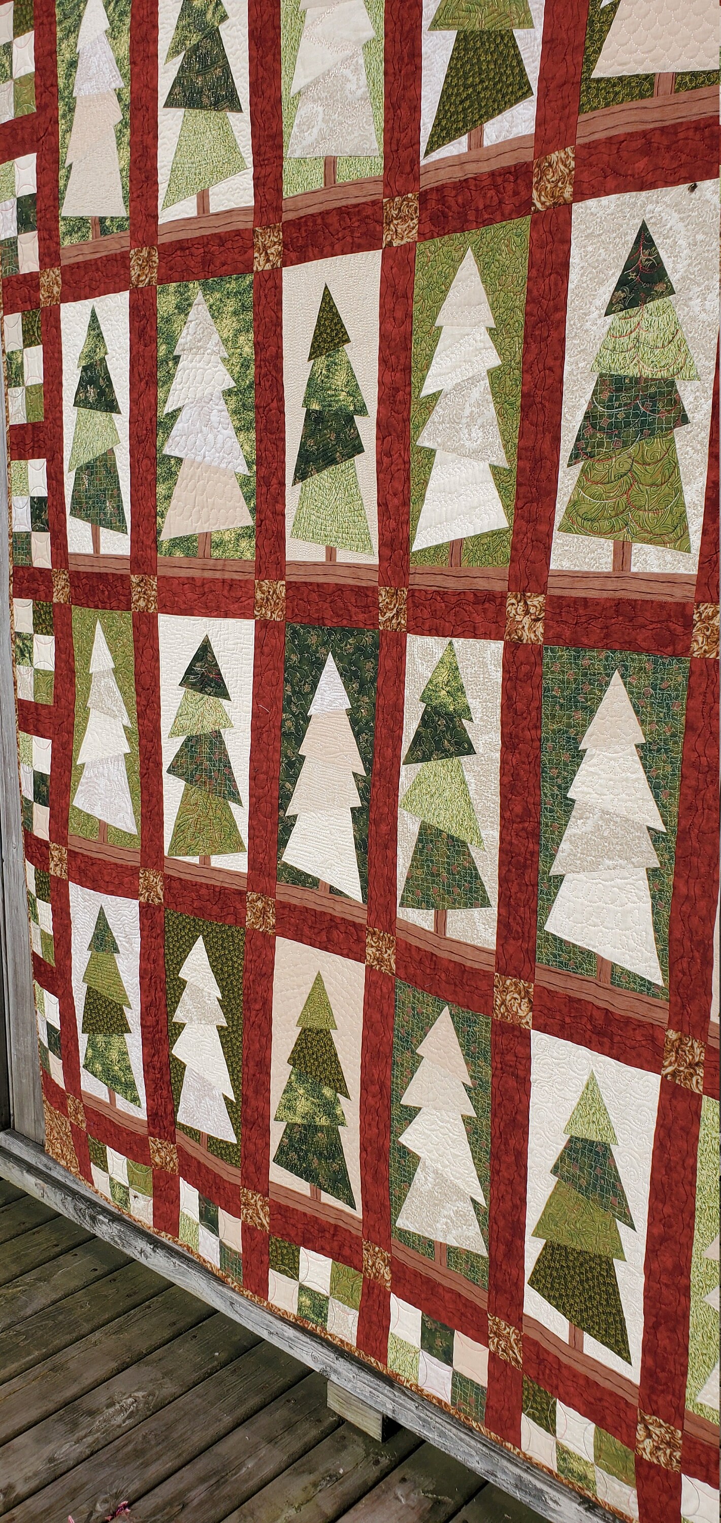 Forest of Trees Quilt PDF Fat Quarter Quilt, Wall Hanging, Instant ...