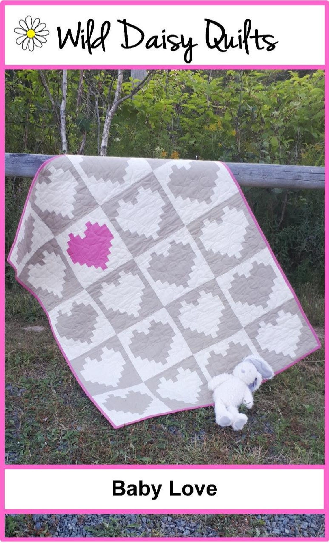 Baby Love PDF Quilt Pattern two Sizes Instant Download | Etsy