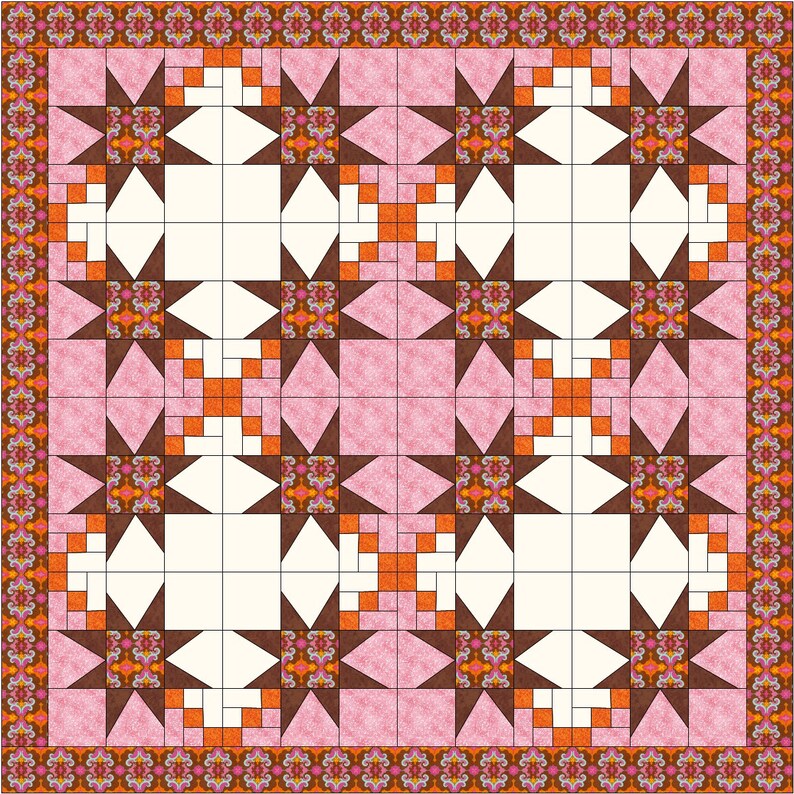 Sensation Quilt Pattern PDF, Multi Sized, Instant Download - Etsy