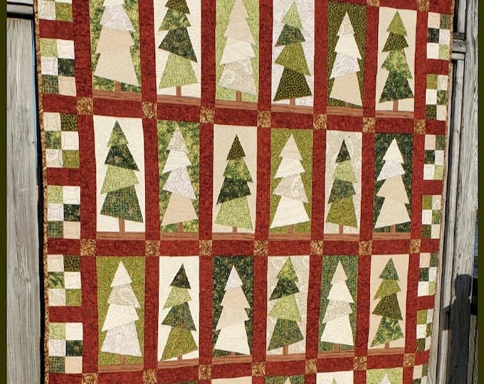 Happee Tree Quilt Pattern PDF Applique the Easy Way PDF - Etsy Canada